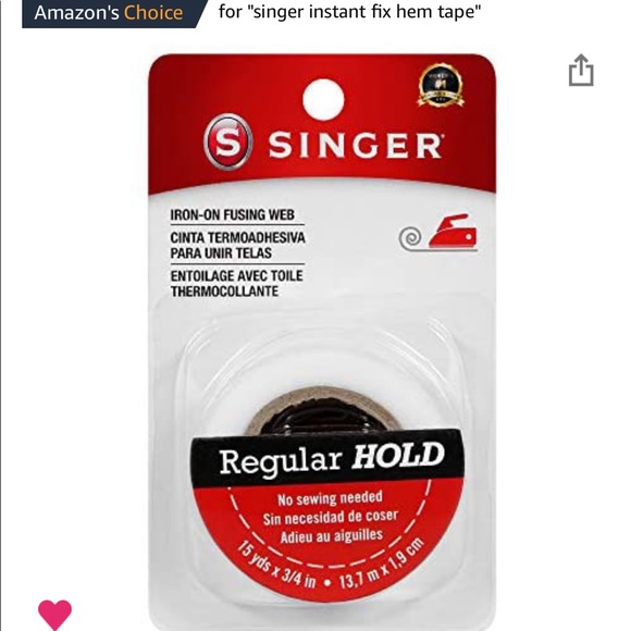 Singer | Office | Roll Singer Fuse Tape Clothing Repair Diy | Poshmark